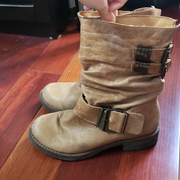Unknown | Shoes | Camel Leather Boots | Poshmark